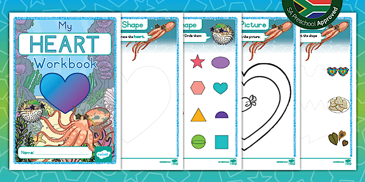 Preschool Numeracy: My Heart Workbook (teacher made)