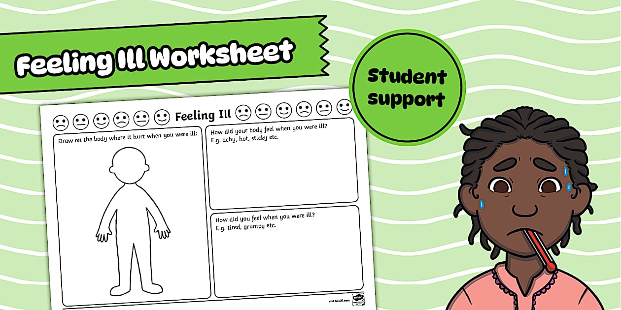 Feeling Ill Worksheet