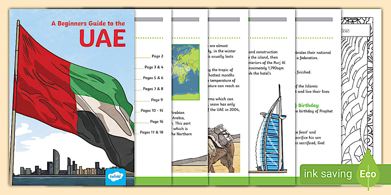 A Beginners Guide To the UAE Booklet (teacher made) - Twinkl