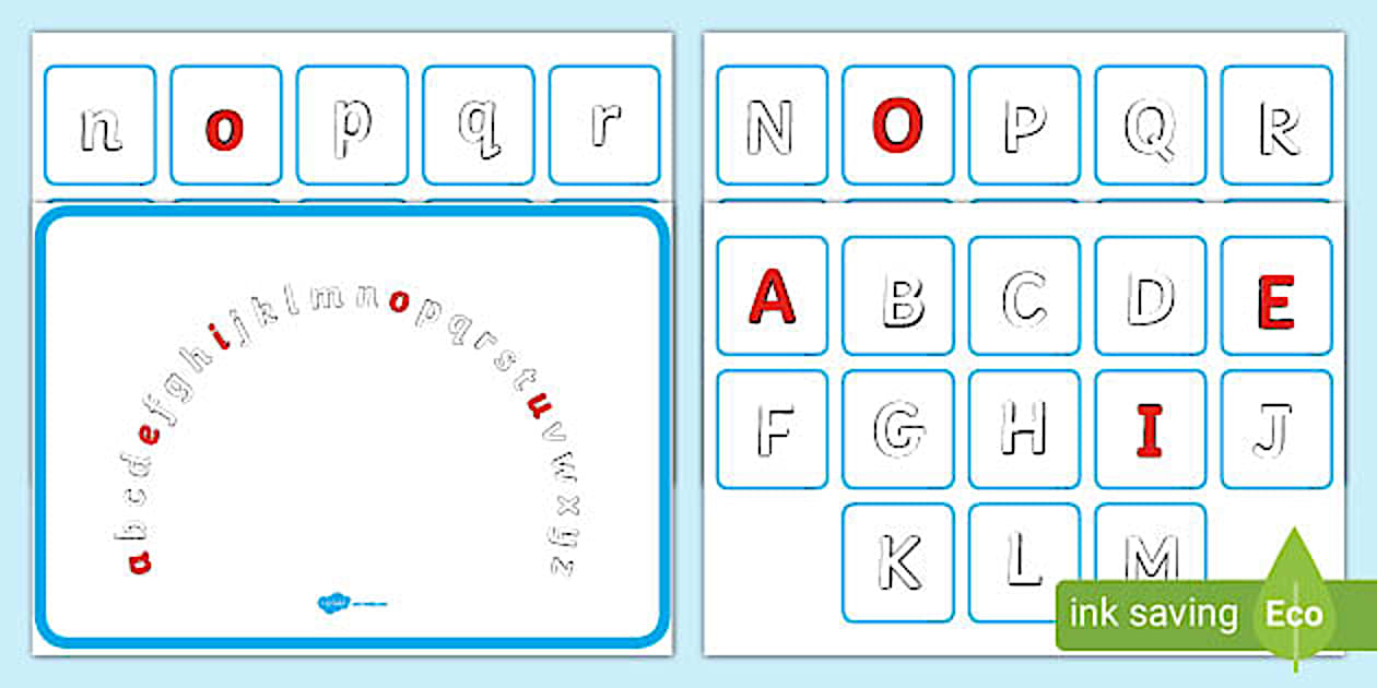 Cursive Lower Case Alphabet Colour Coded Arc with Matching Cards