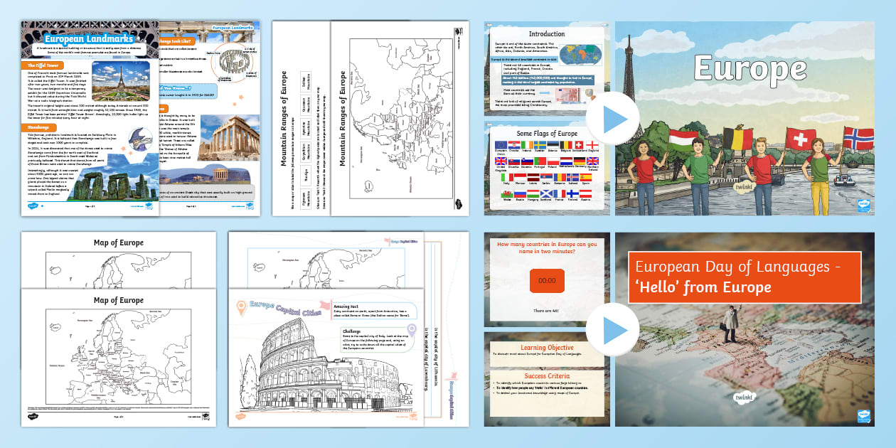 Geography Fifth/Sixth Class Europe Pack