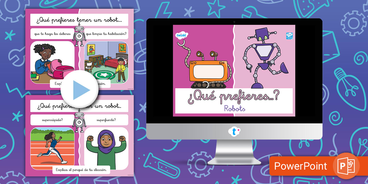 Juego: ¿Qué prefieres...? - Robots (teacher made) - Twinkl