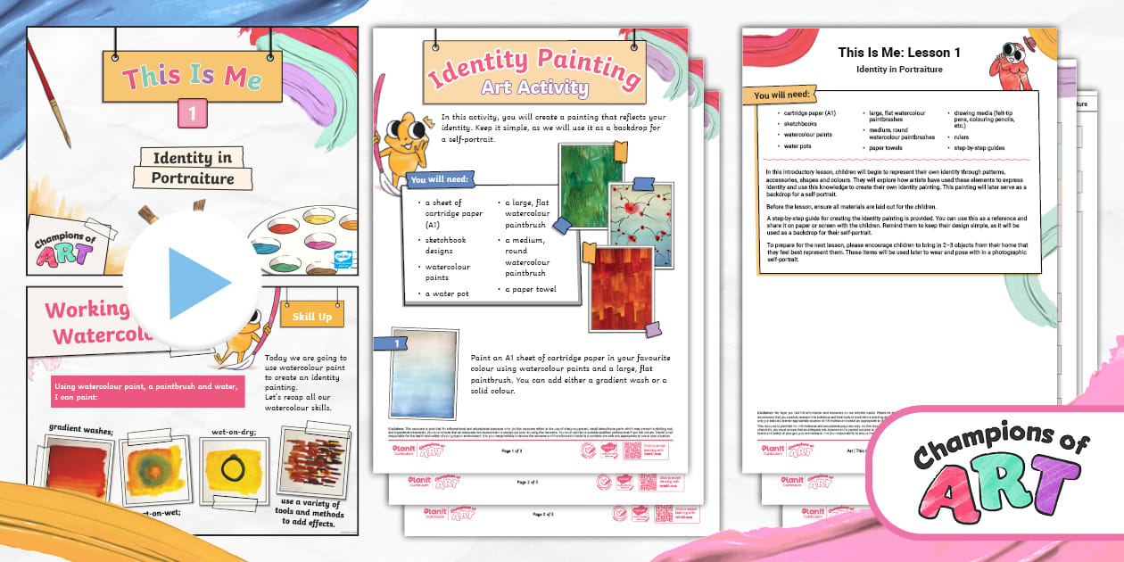 Champions of Art: UKS2 This Is Me - Lesson 1 - Twinkl