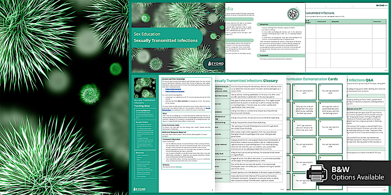 Sexually Transmitted Infections Lesson Pack | RSE | Beyond