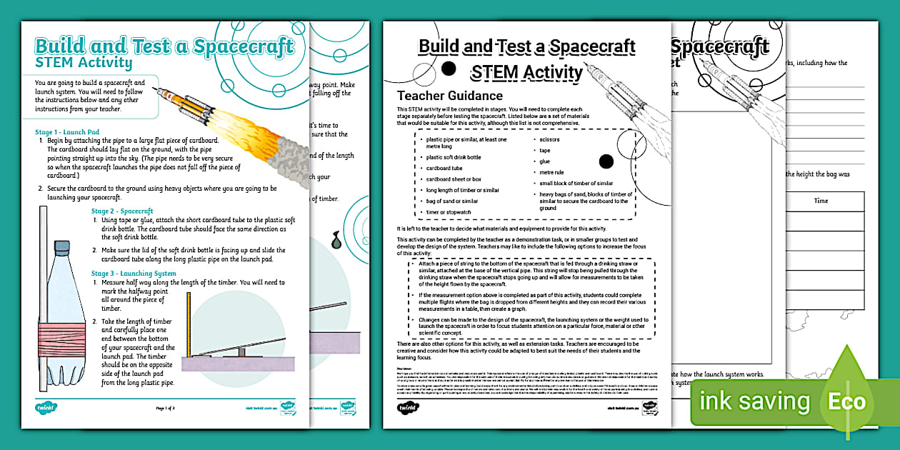 Spacecraft Design STEM Activity - Twinkl Science - STEM