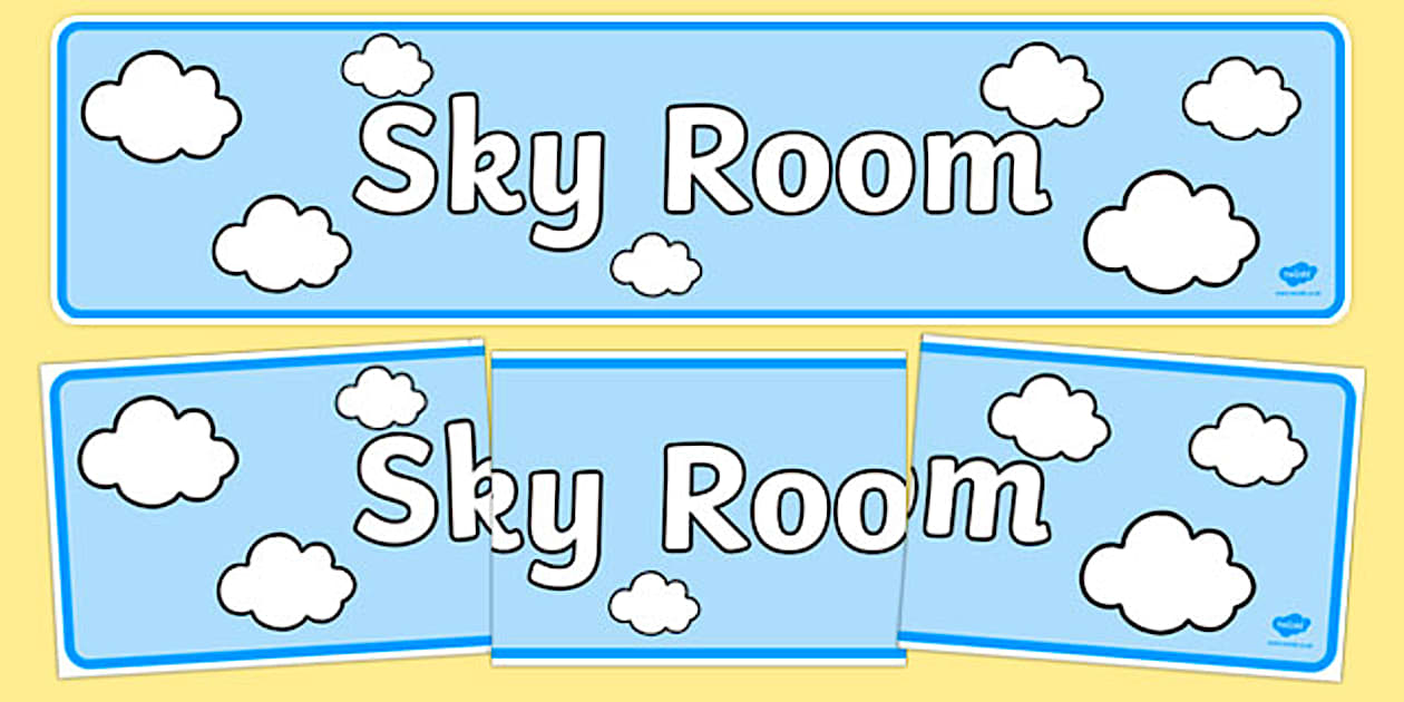 Dyslexic Sky Room Classroom Display Banner (teacher made)