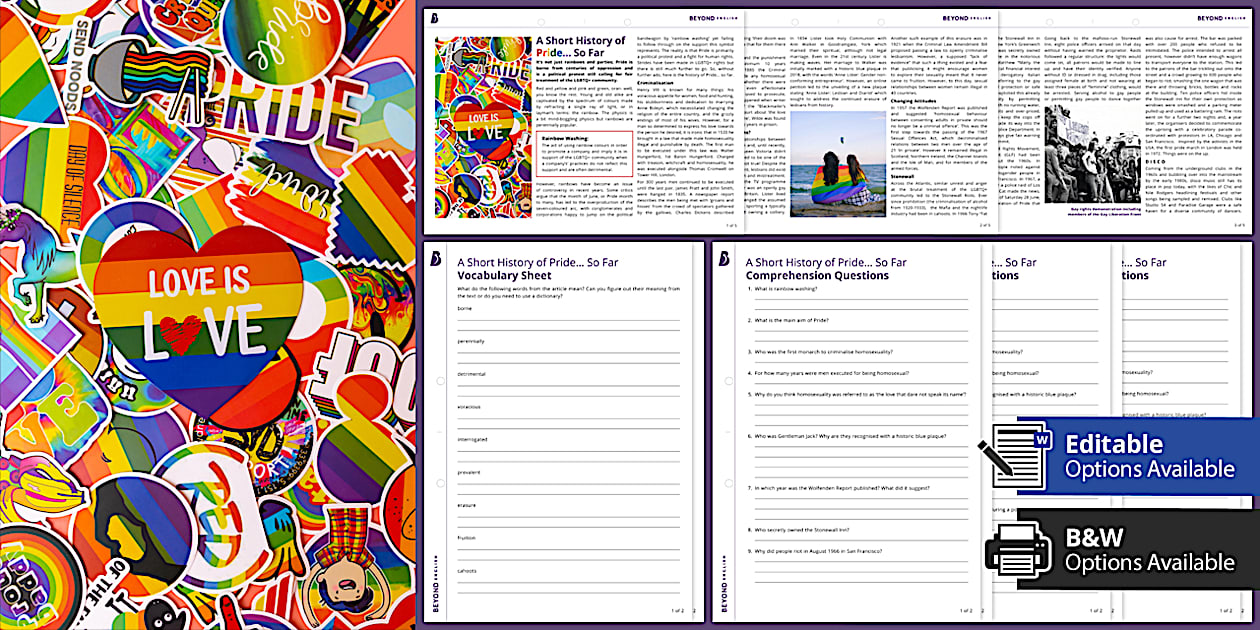 Pride Month | A Short History of Pride So Far | Beyond