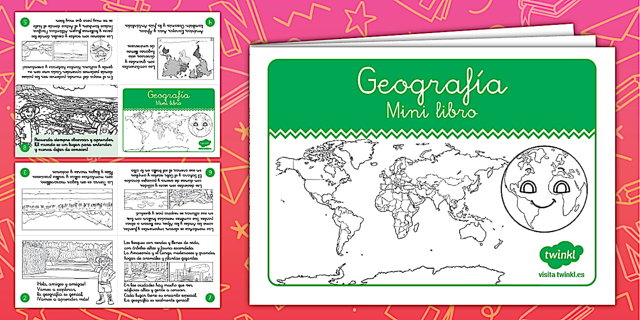 Minilibro: Geografía (Hecho por educadores) - Twinkl