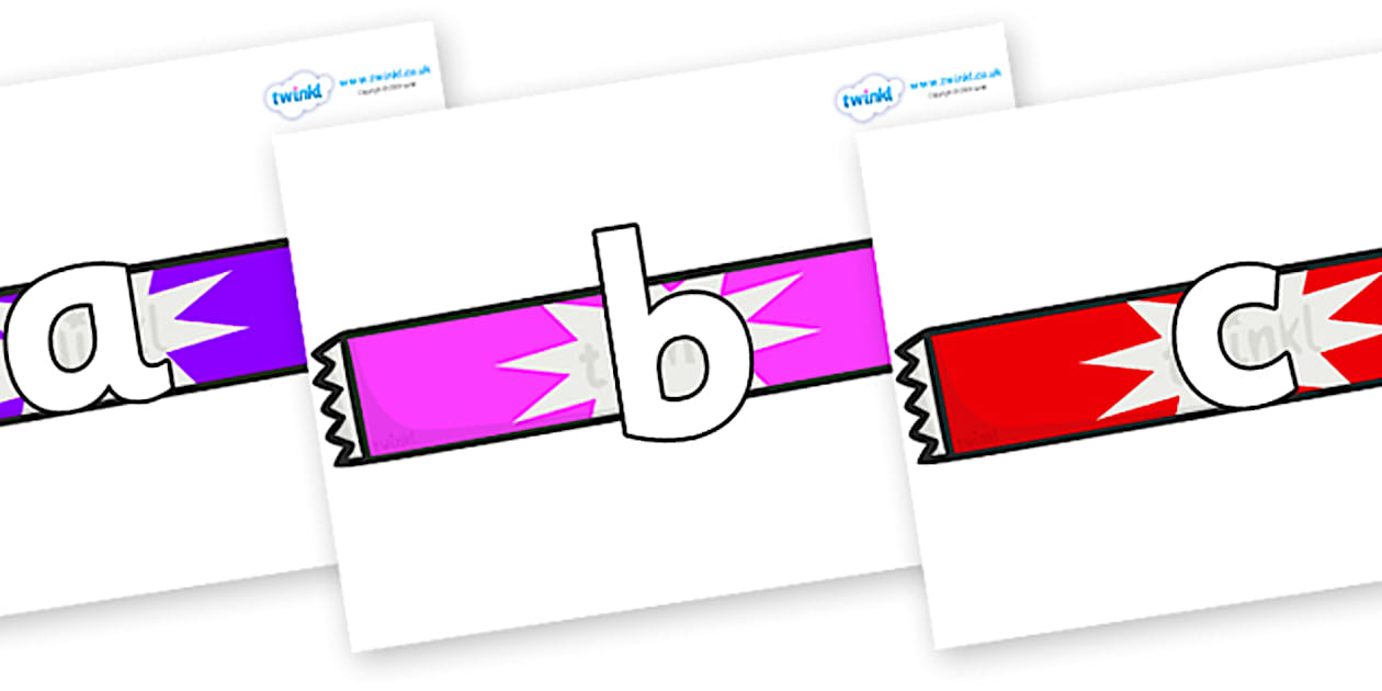 Phoneme Set on Candy Bars (teacher made) - Twinkl