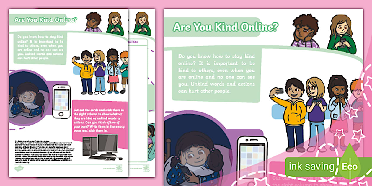 Are You Kind Online? (teacher made) - Twinkl