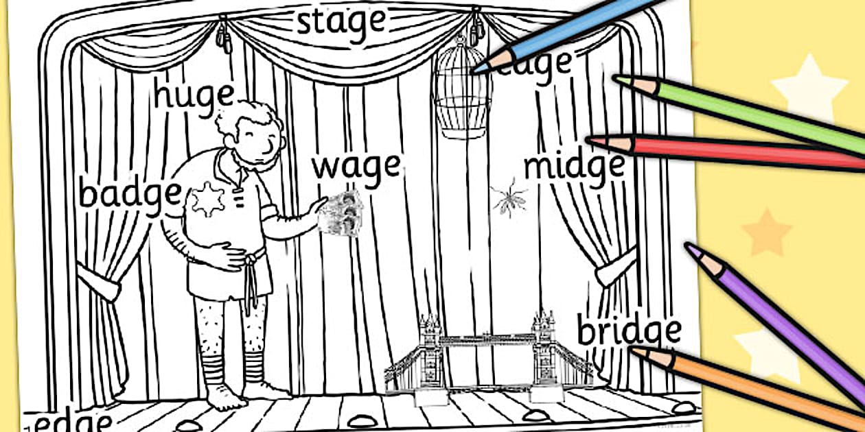 Final 'J' Sound Production Coloring Sheet (Teacher-Made)