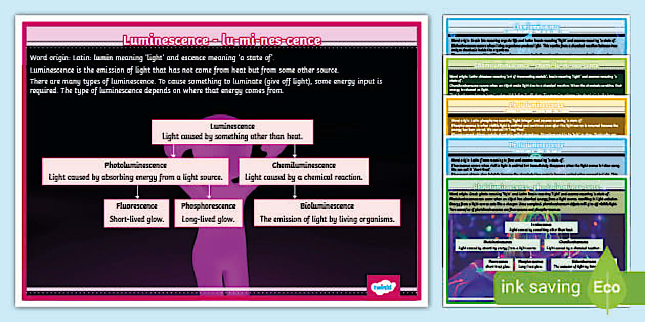 Luminescence Display Posters (Teacher-Made) - Twinkl