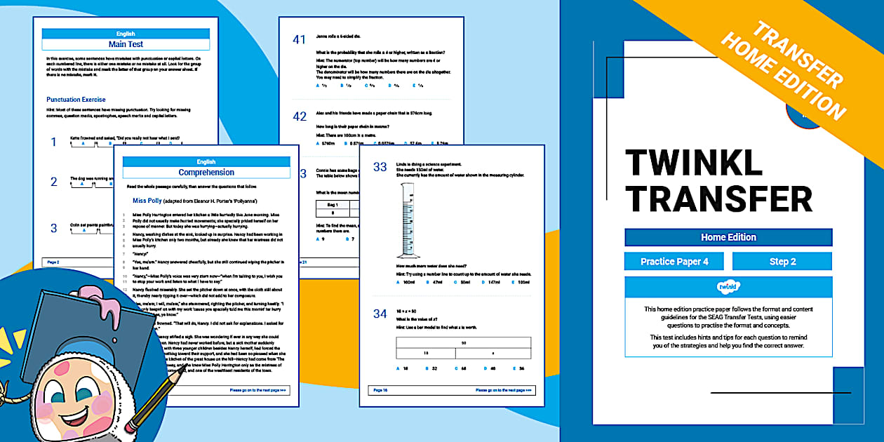 Transfer Test Home Edition Step 2 Paper 4
