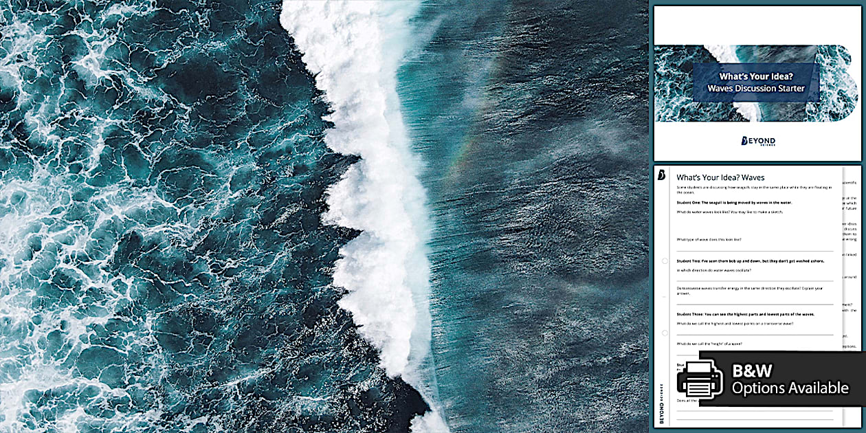 What's Your Idea? Waves Discussion Starter - Twinkl