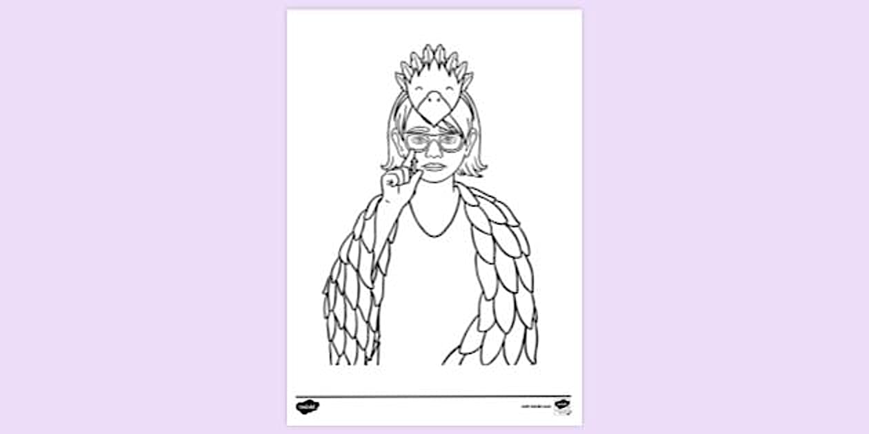 BSL Bird Colouring Sheets | Colouring Pages - Twinkl