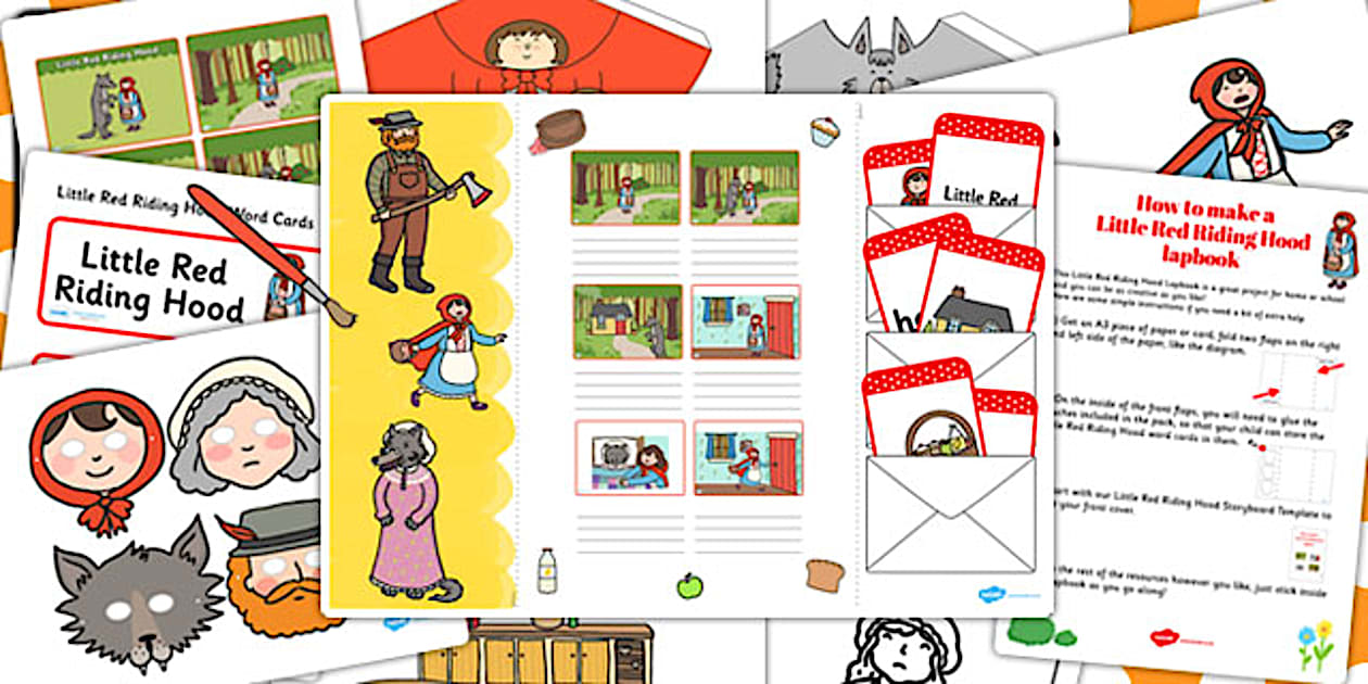 Little Red Riding Hood Lapbook Pack - Twinkl