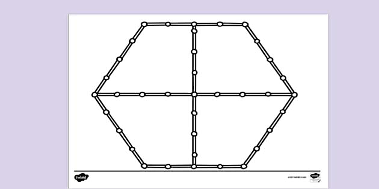 Hexagonal Field Colouring | Colouring Sheets (Teacher-Made)