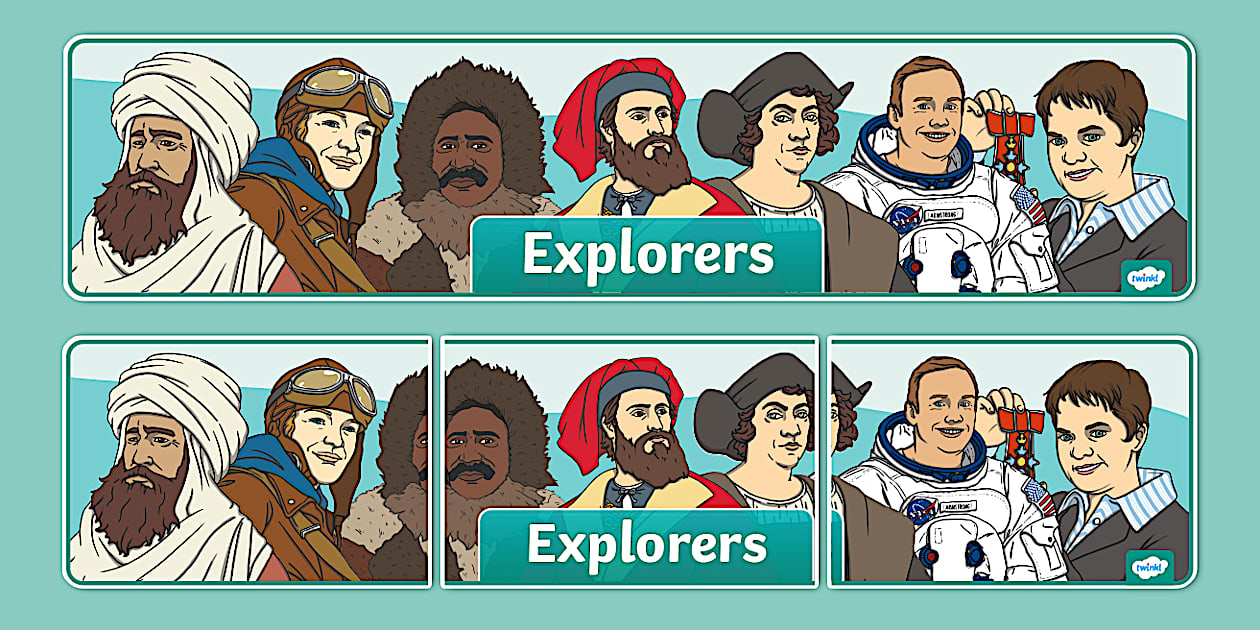 KS1 Explorers Display Banner (Teacher-Made) - Twinkl