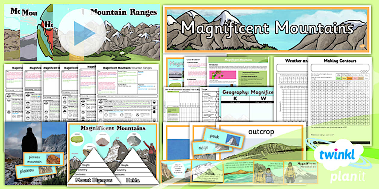How mountains are made - Mountain Ranges Unit - Geography