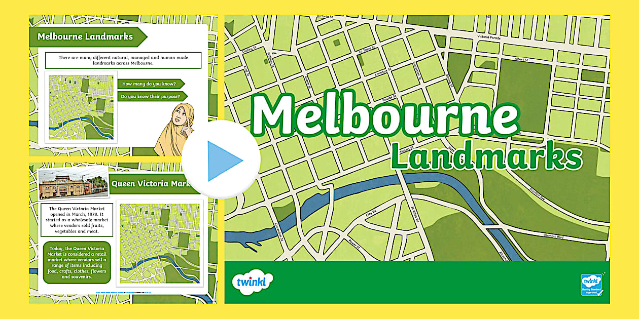 Melbourne Landmarks PowerPoint - Year 3 HASS (teacher made)
