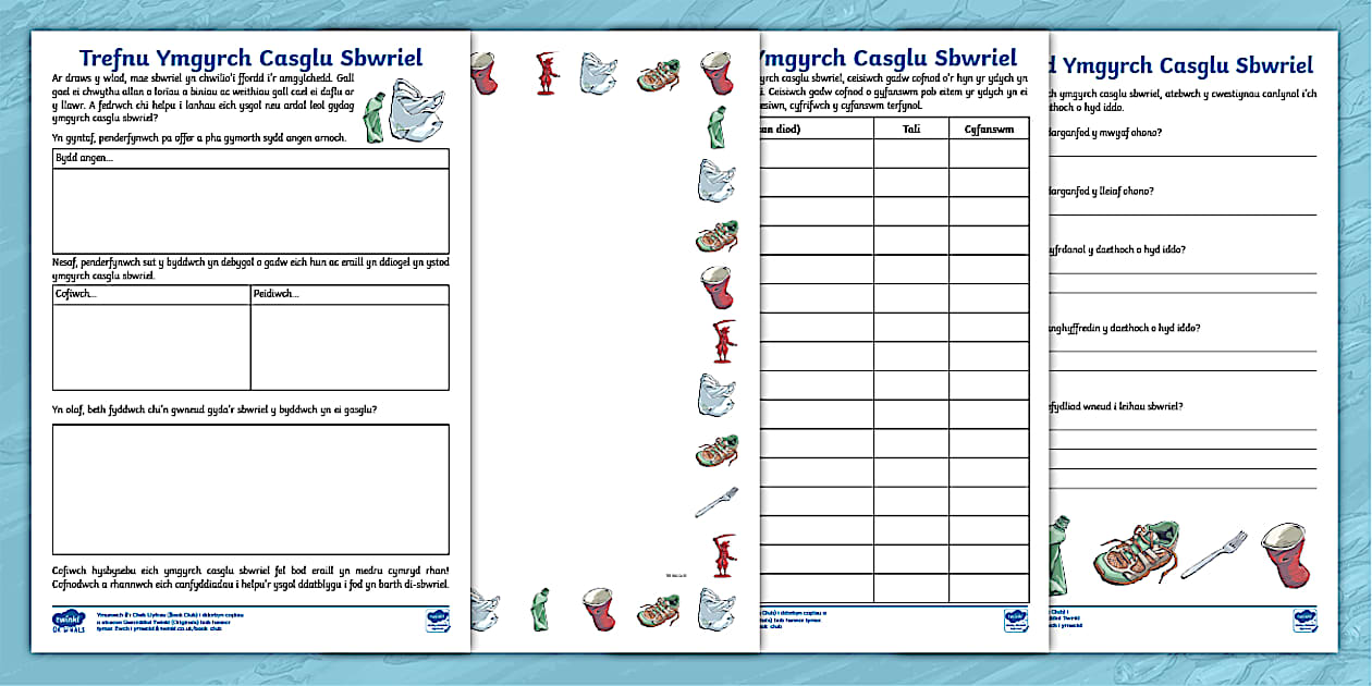 Cynllunio Ymgyrch Casglu Sbwriel: Pecyn Adnoddau CC3