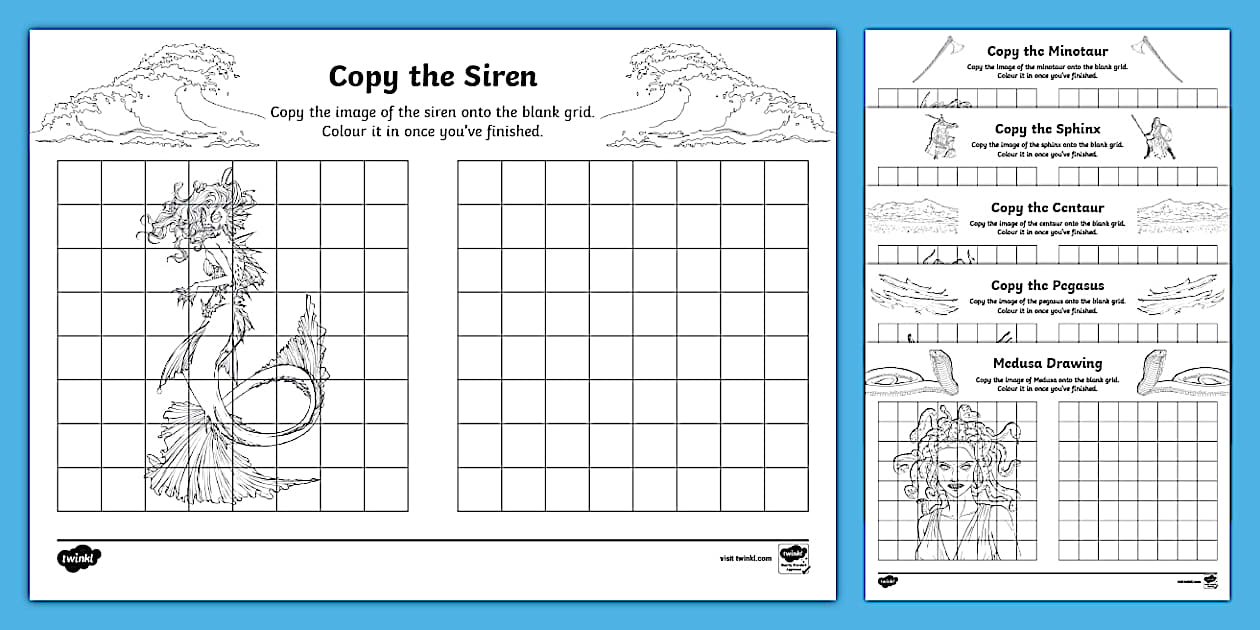 Drawing Greek Mythology Activity Pack (teacher made)