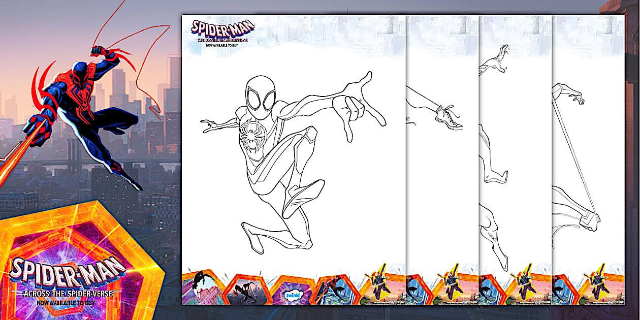 FREE! - Spider-Man™: Coloring Sheets (Teacher-Made)