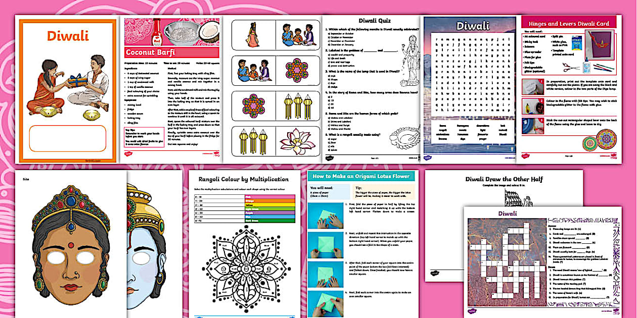 Hindu Diwali Activities Pack (teacher made) - Twinkl