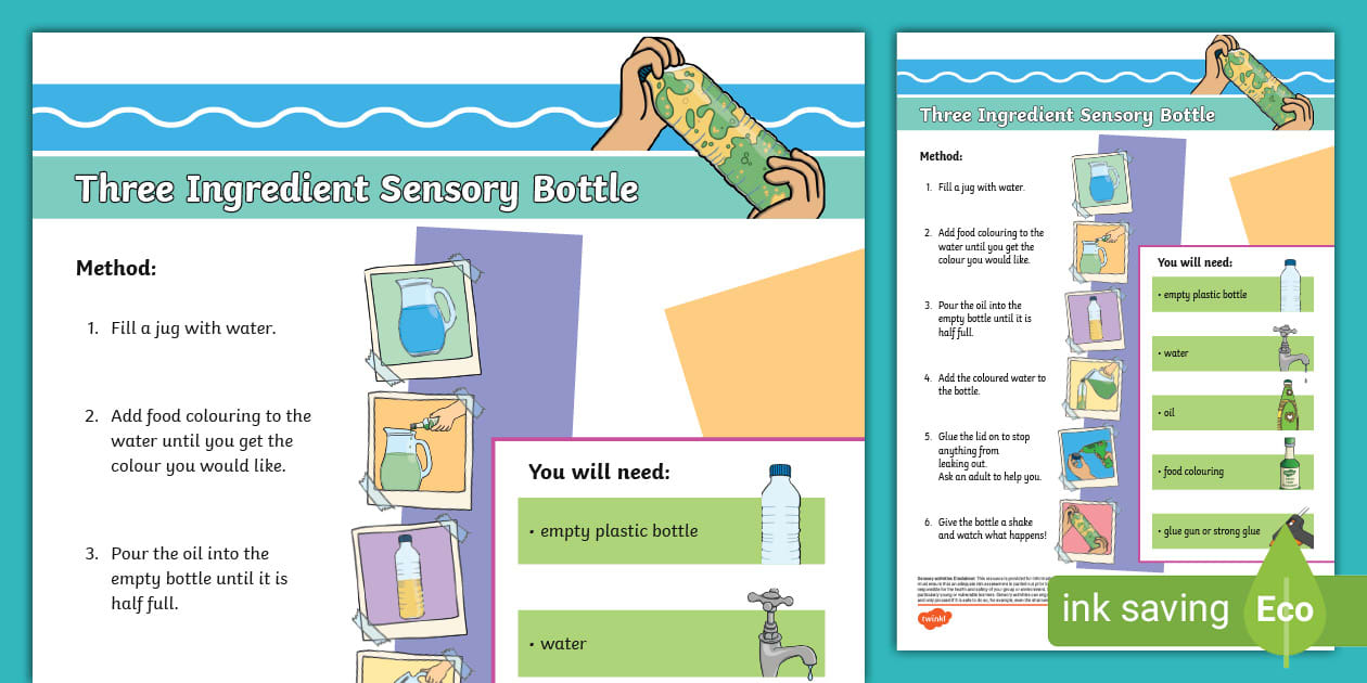 3 Ingredient Sensory Bottle (teacher made) - Twinkl