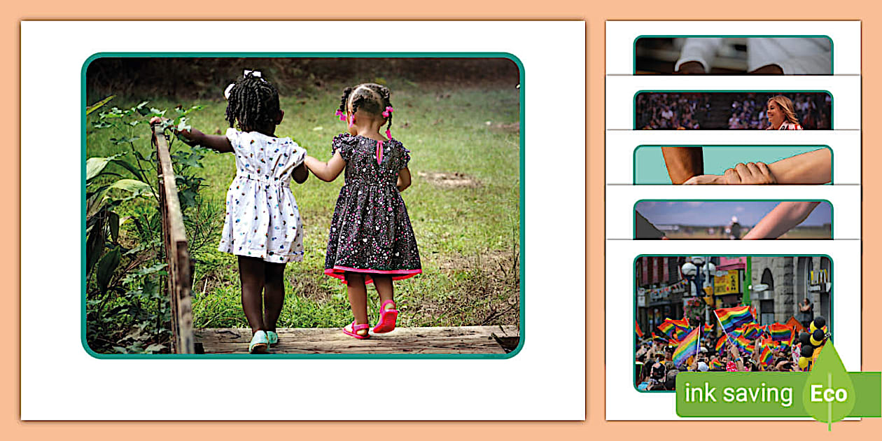 Valuing Everyone Diversity Pictures Classroom Display Pack