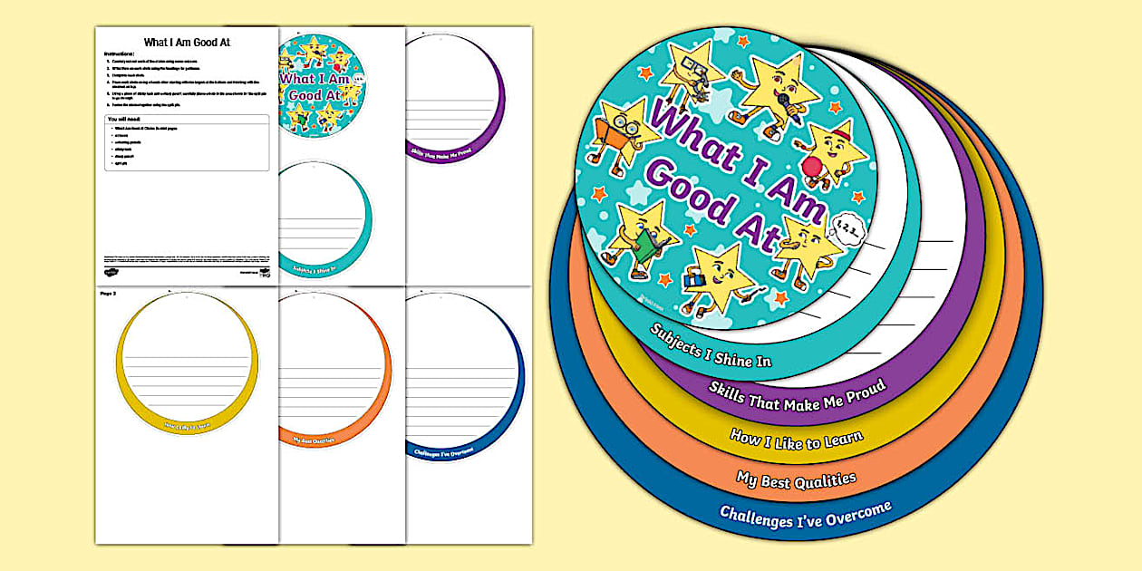 What I Am Good at Circles Booklet (teacher made) - Twinkl