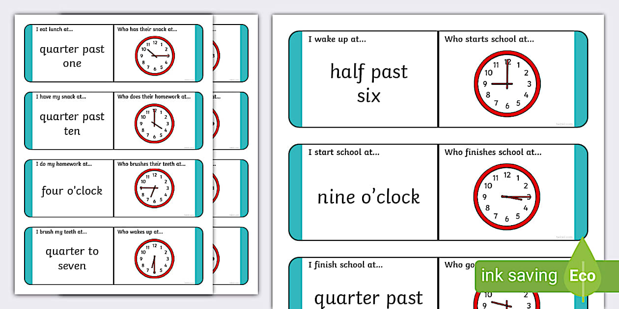 👉 Routine Loop Cards (teacher made) - Twinkl