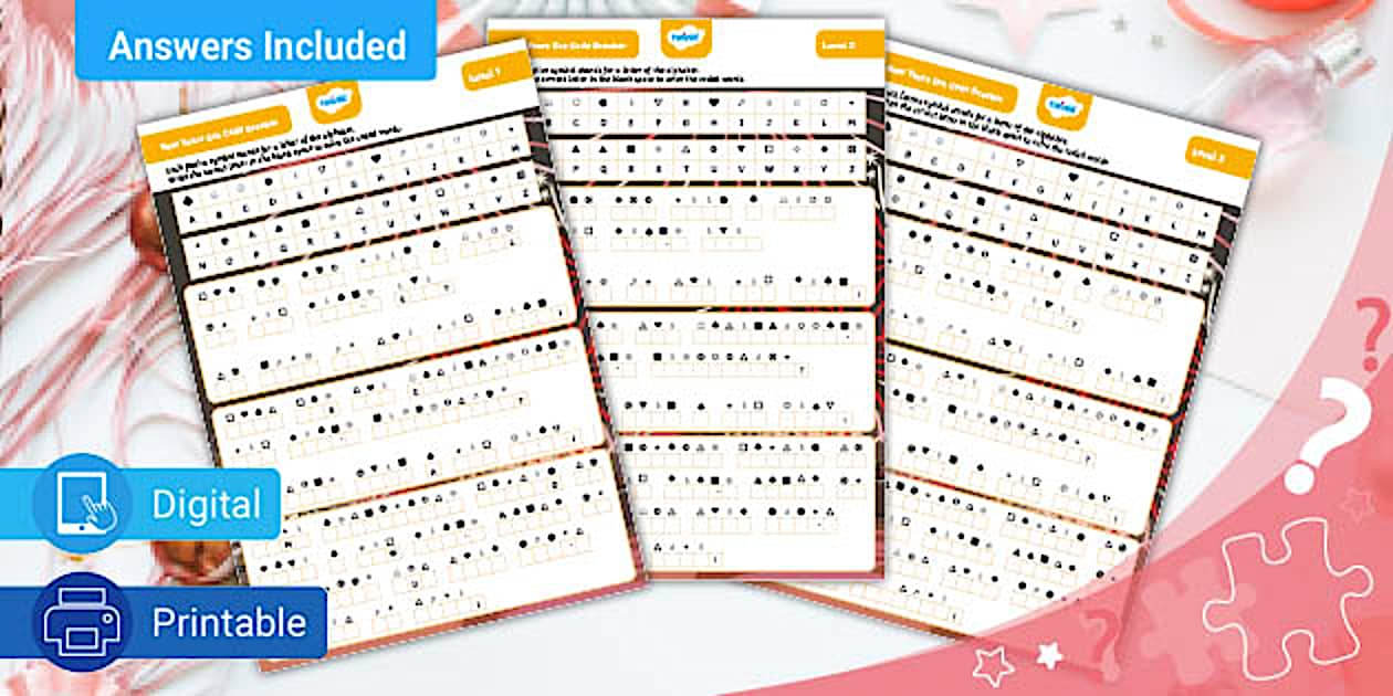 New Year's Eve Secret Code Breaker - AL - Twinkl Puzzled