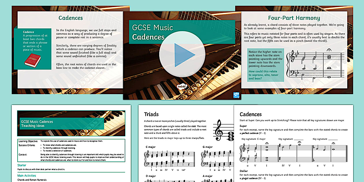 Cadences Lesson Pack (Teacher-Made) - Twinkl
