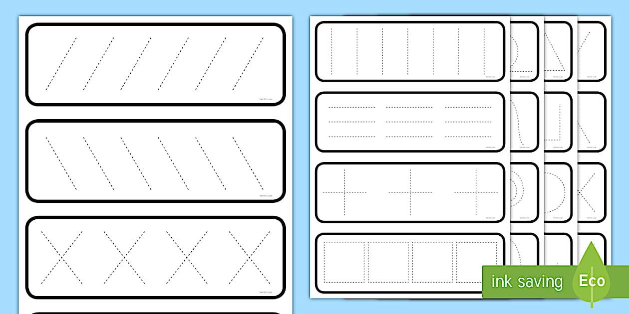 Pencil Control Activity CardsㅣTwinkl (teacher made)