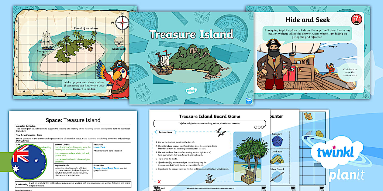 Year 2 Position, Direction and Movement Lesson 3 - Twinkl