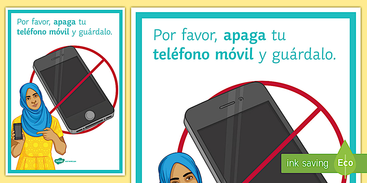 Switch Your Phone Off A4 Display Poster (teacher made)
