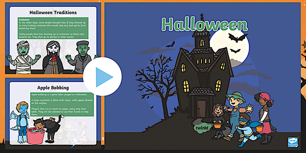 All About Halloween PowerPoint KS1 - Halloween PPT - Twinkl