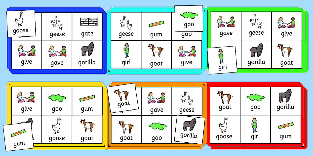 Initial g Sound Bingo and Lotto Game (teacher made) - Twinkl