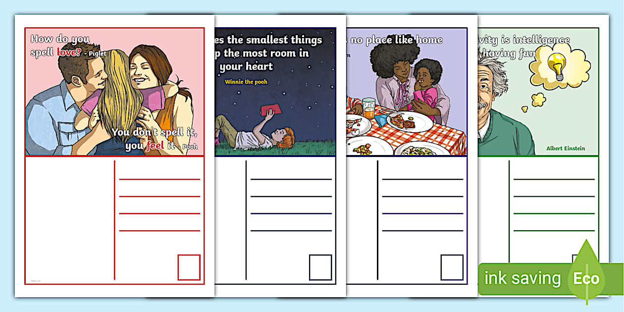 Literary Postcards | Twinkl Literacy Postcards | Literacy