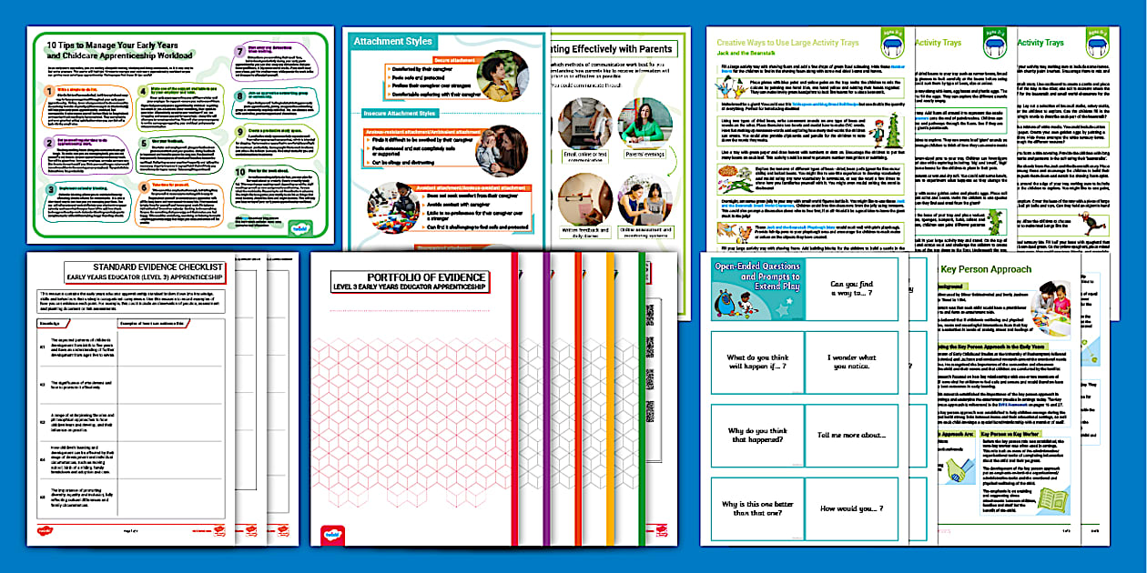 EYFS Taster Pack for Early Years Apprentices and Students