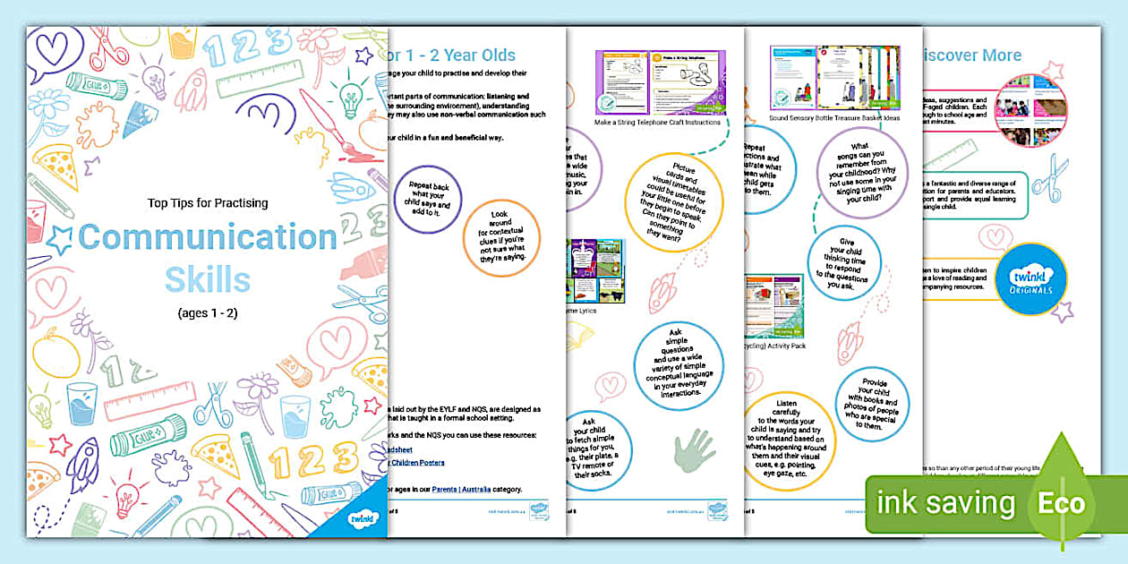 Top Tips for Practising Communication Skills (Ages 1 - 2)