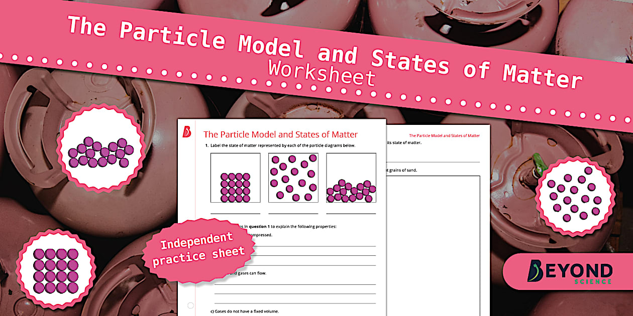 The Particle Model and States of Matter Worksheet | Beyond