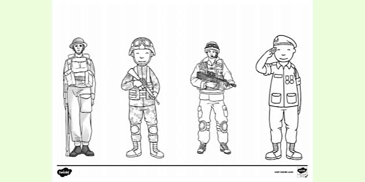 War Colouring Page | Colouring Sheets (Teacher-Made)