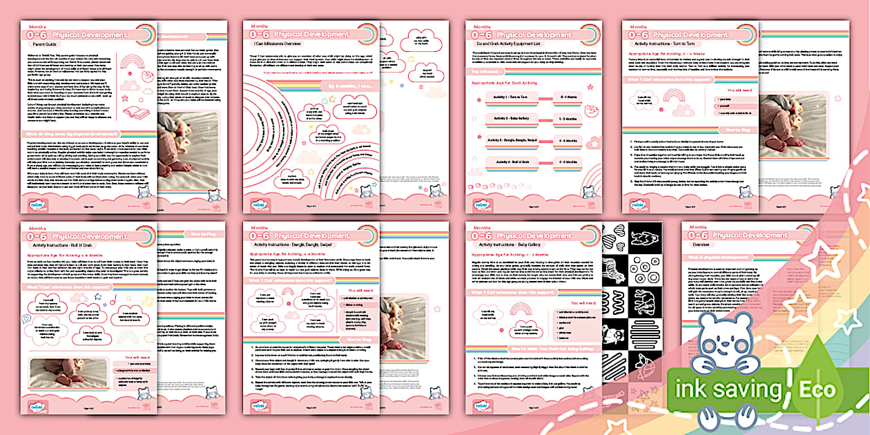 0 - 6 Months Physical Development Twinkl Tots Pack - Twinkl