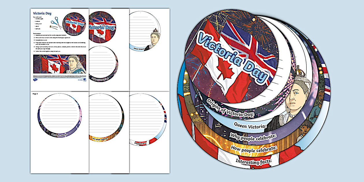 Victoria Day Circles Booklet (teacher made) - Twinkl
