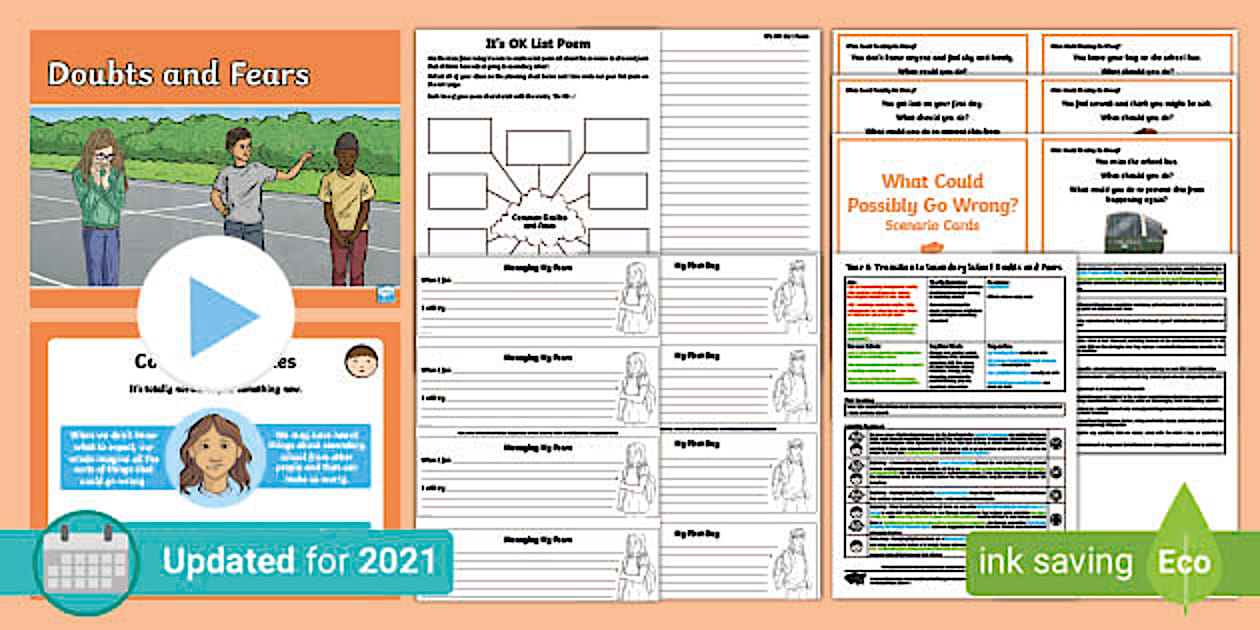 Transition to Secondary School Doubts and Fears Lesson Pack