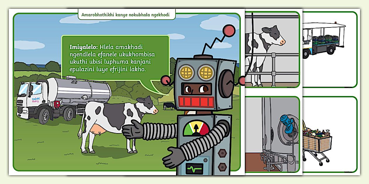 Amarobhothiki Nokubhala Ngekhodi Ukulandelanisa Ukusuka Epulazini Kuya ...