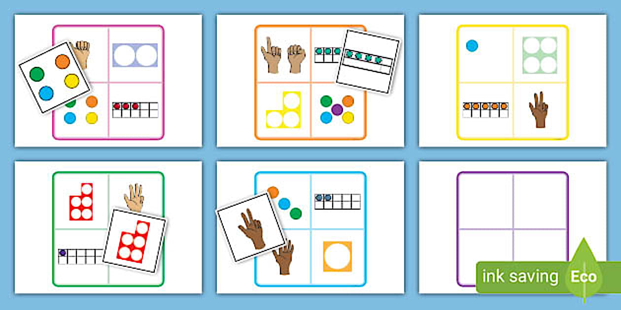 👉 Subitising Numbers Bingo to 5 - Twinkl