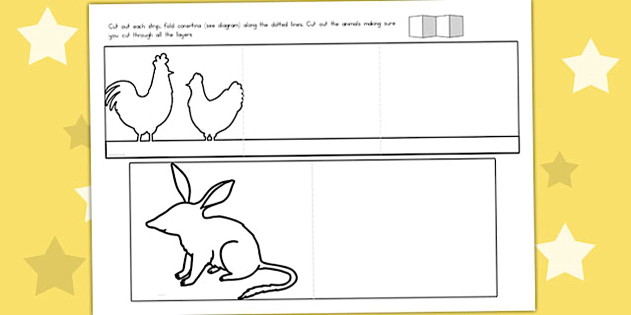 Easter Cutting Skills Paper Chain Craft (teacher made)